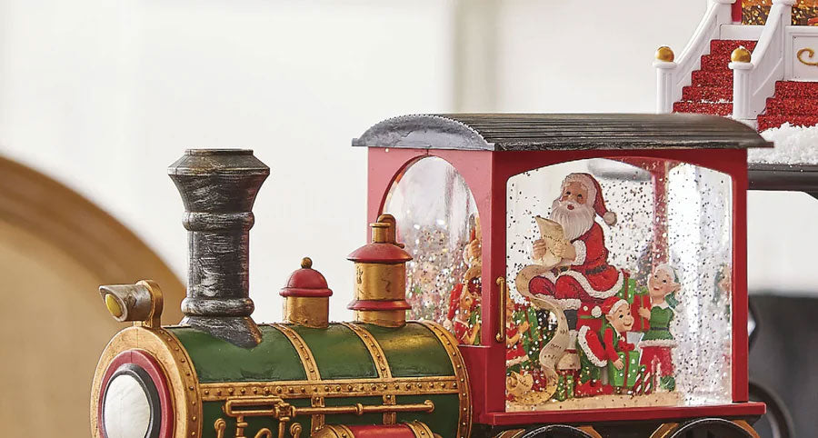 Christmas Musical Snow Globes | Battery Operated – Lighted Water Lanterns