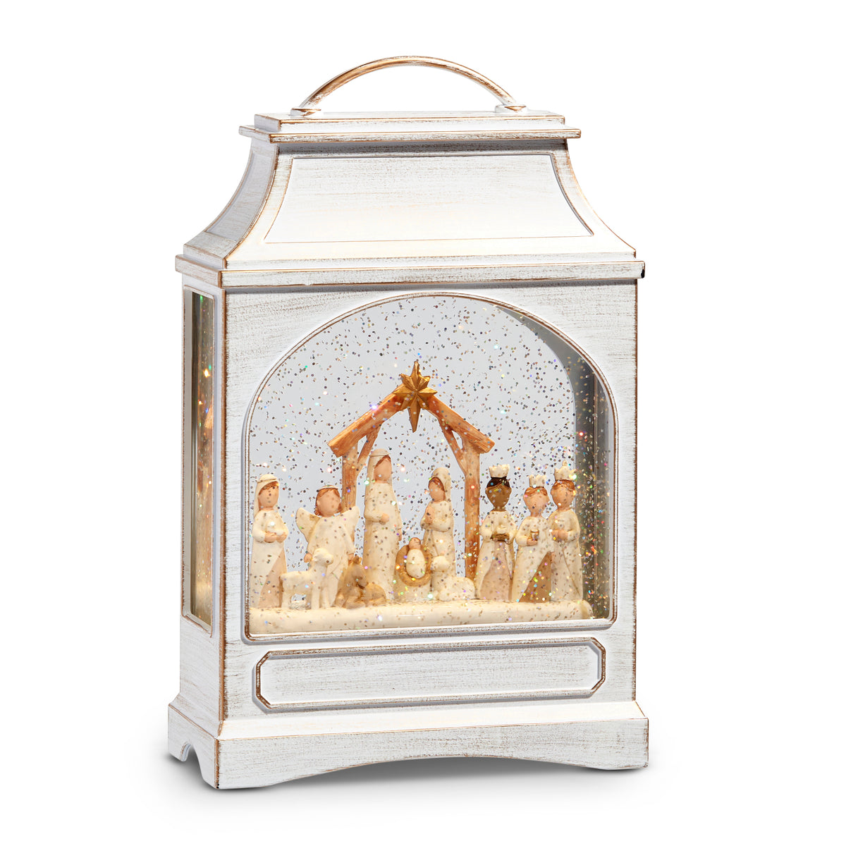 Nativity SnowGlobe Lighted Water Lantern - 4416924 USB Cord Included ...
